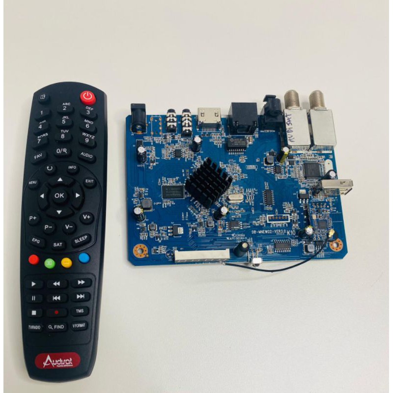 Placa principal + controle para Audisat K10 - original | Shopee Brasil