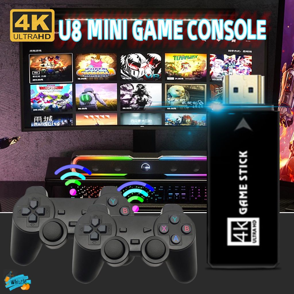 Videogame Stick Game 4k 3500/10000 Controlador Original Retro Clássico Vio Box U8 Console ...