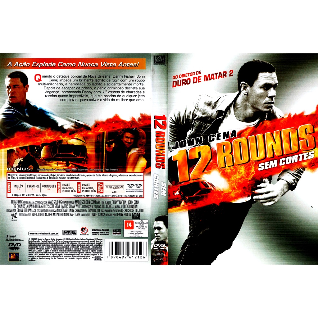 Dvd 12 Rounds - John Cena - Original Lacrado | Shopee Brasil