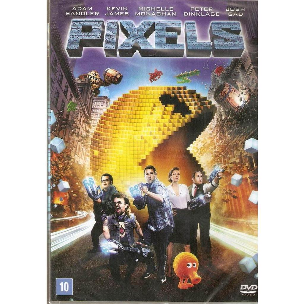 Dvd Pixels - Adam Sandler / Kevin James | Shopee Brasil