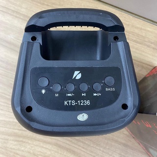 Caixa De Som Rgb Wireless Speaker C/ Suporte - Kts-1236 | Shopee Brasil