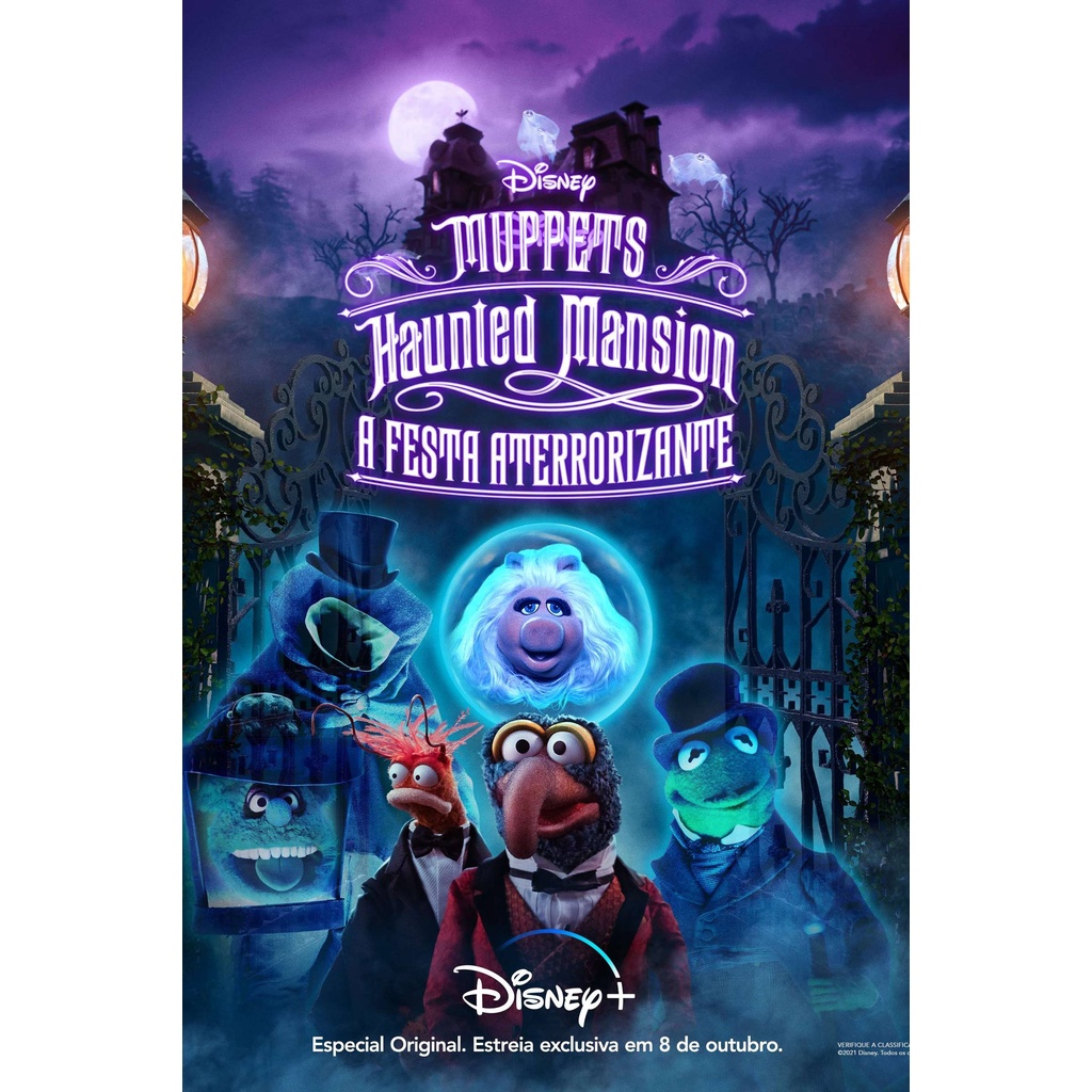 Dvd - Muppets Haunted Mansion: A Festa Aterrorizante | Shopee Brasil
