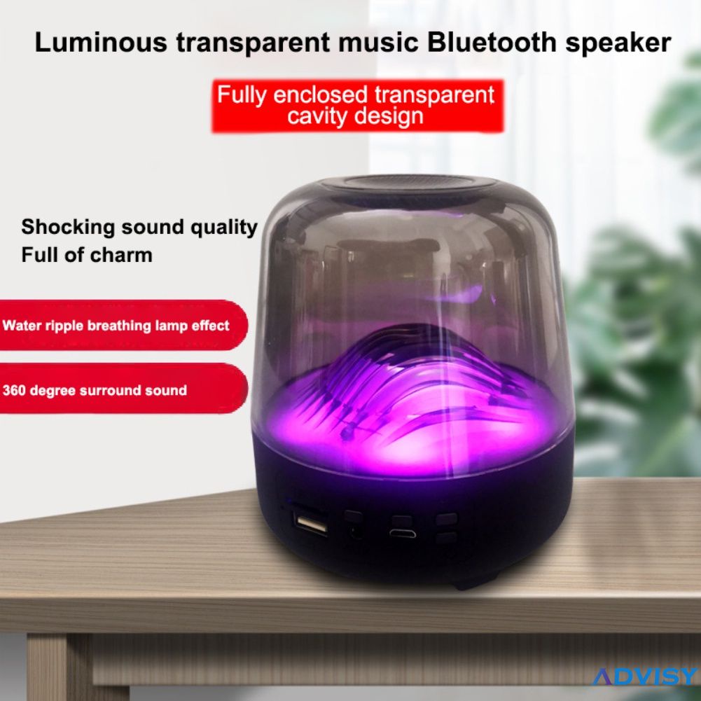 Mini Alto-Falante L17-b Claro Colorida Transparente De Vidro plexiglass ...