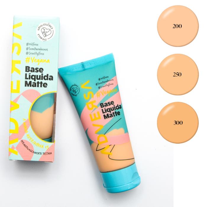 Base Liquida Matte Vegana Adversa | Shopee Brasil