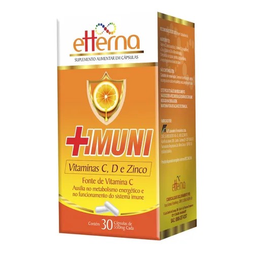 Multivitamínico Etterna - + Imunidade - 60 Cáps | Shopee Brasil