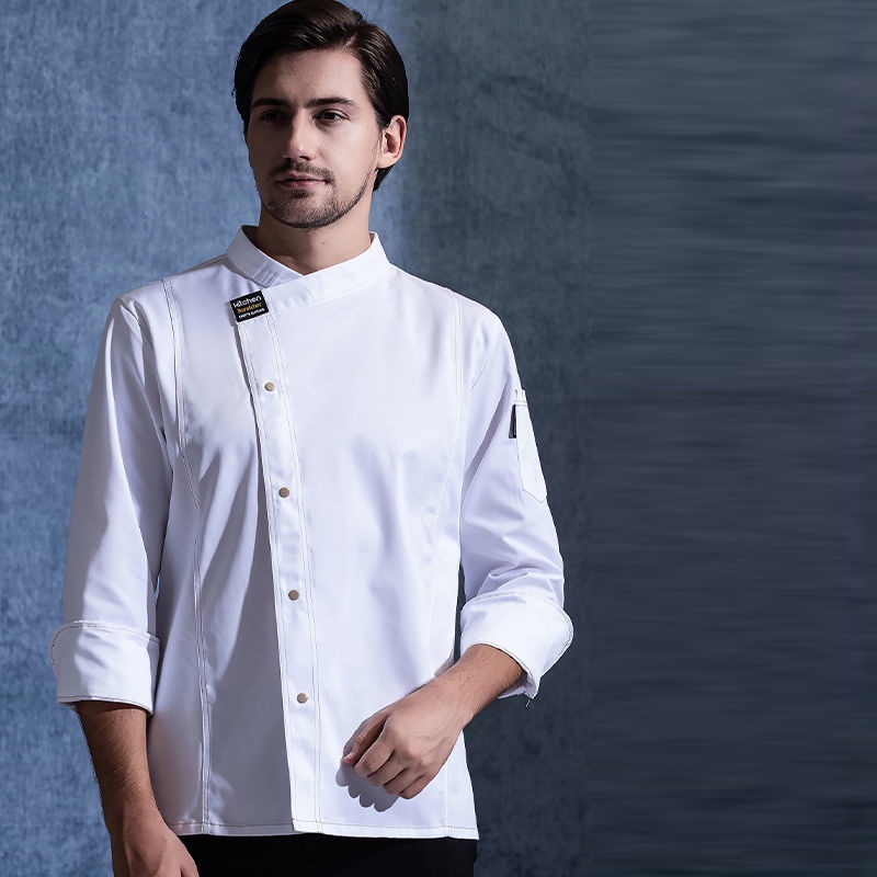 Chef Uniforme Manga Longa Homens Camisa Mulher Jaqueta Cozinha ...