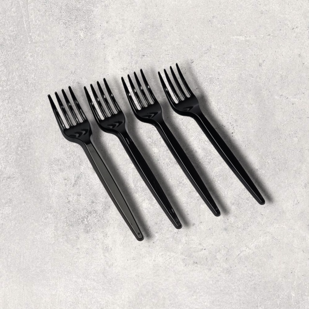 Garfo plástico refeição descartável cristal transparente c/50 ...