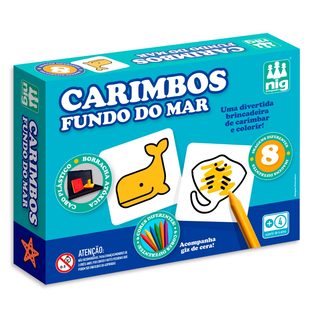 Brinquedo Pedagogico Infantil Jogo Carimbos Nig Brinquedos Shopee