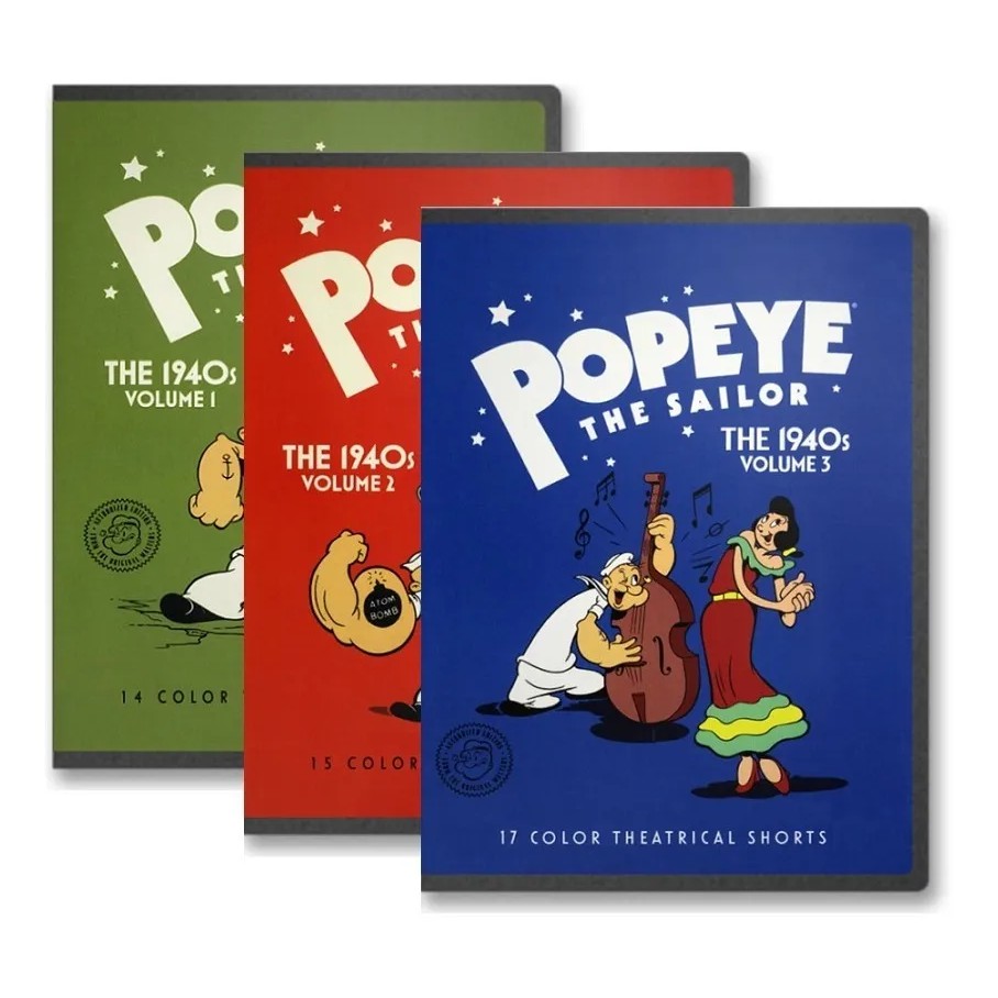 Kit Dvd Popeye The Sailor 1940's ( 1943-1949 ) Completo | Shopee Brasil