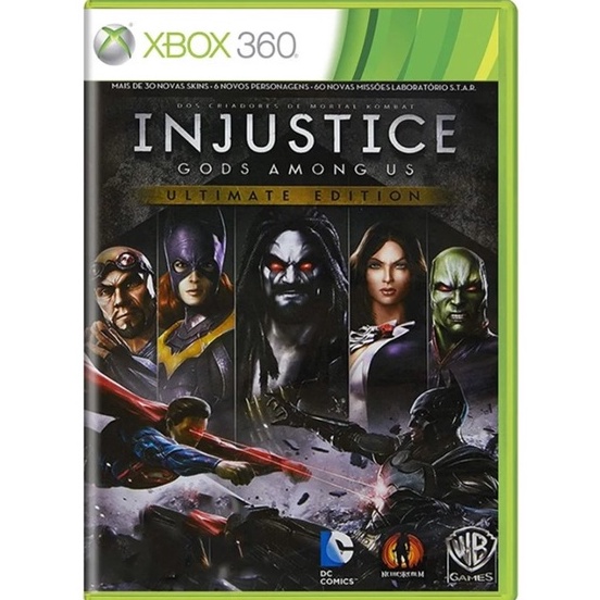 Jogo Injustice Gods Amoung Us Ultimate Edition Xbox 360 Dublado em ...