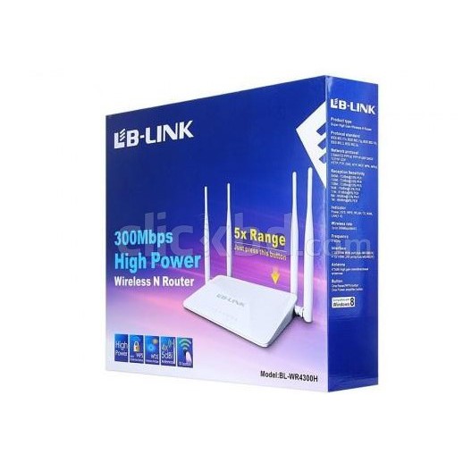 ROTEADOR LB-LINK 300 MBPS 4 ANTENAS MODELO: BL-WR4300H | Shopee Brasil