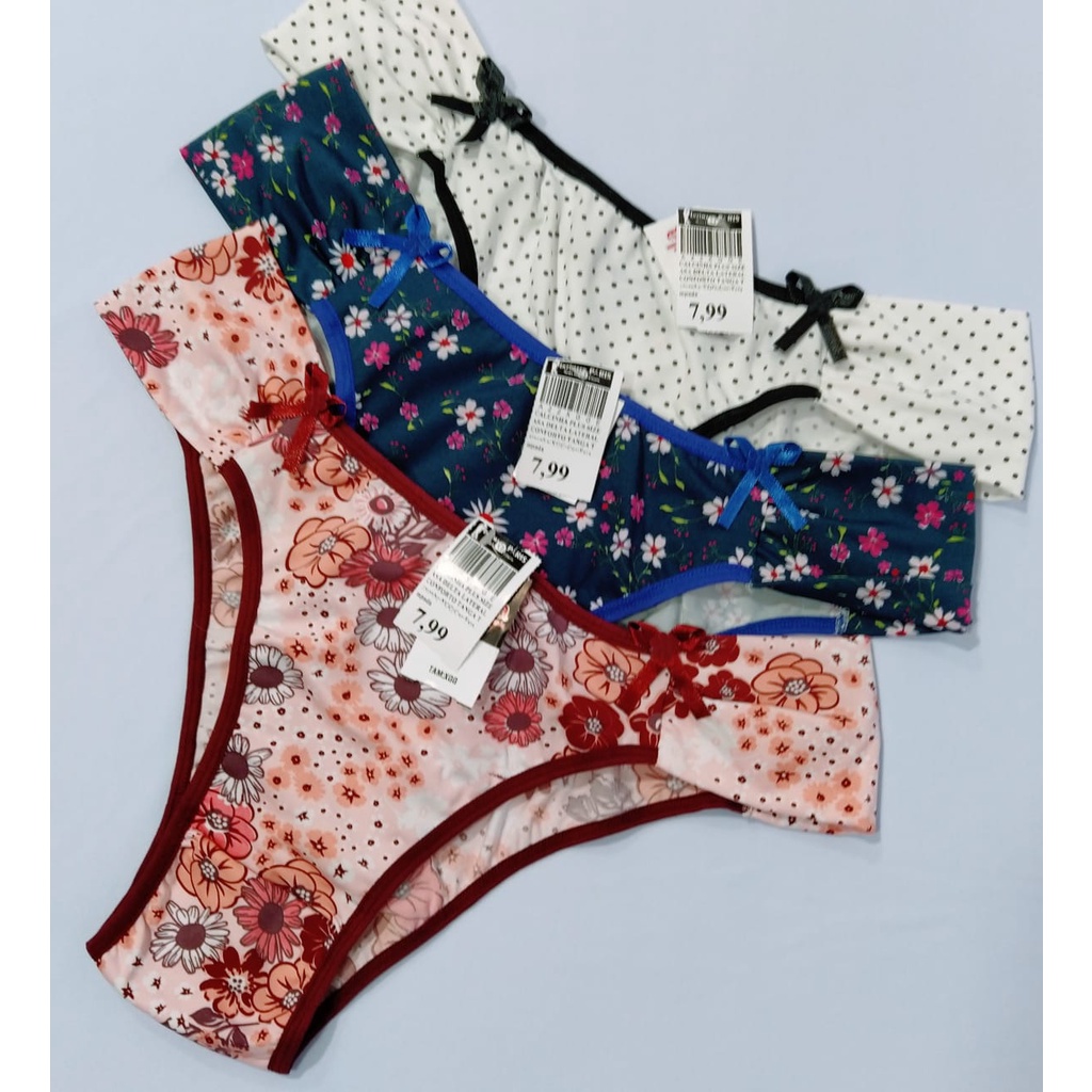 Calcinha Tanga Atacado Plus Size Asa Delta Lateral Conforto, Cintura ...