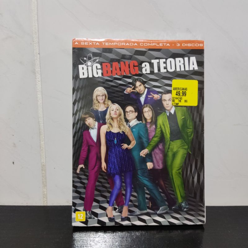 DVD Big Bang a Teoria - Dublado - 6° Temporada Completa - Original ...