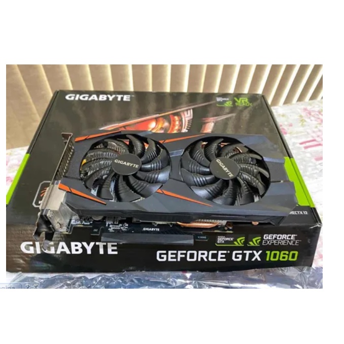 GIGABYTE GeForce GTX 1060 Video Card GV-N1060WF2OC-3GD