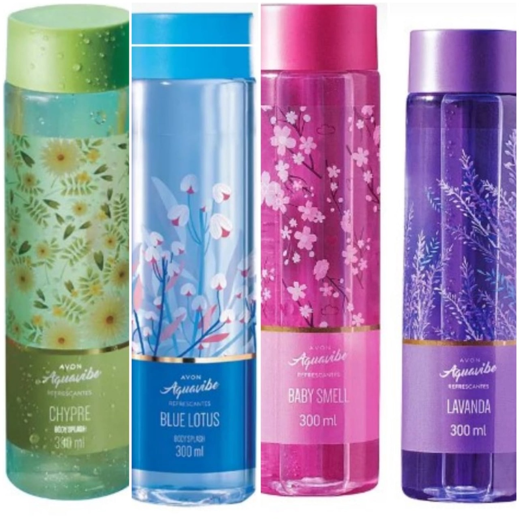 Body Splash Aquavibe Refrescantes Avon - 300ml PROMO BARATO | Shopee Brasil