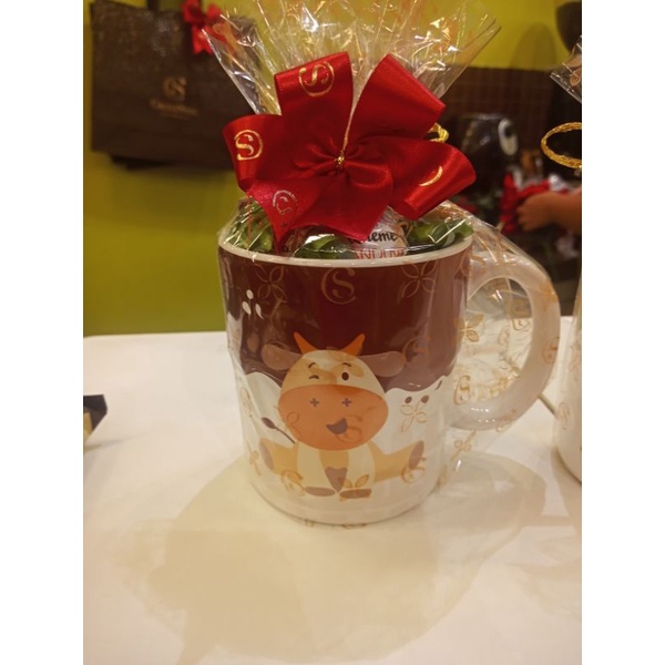 Kit Chocolates com Caneca da Vaquinha Cremilda Cacau Show com 8 Trufas ...