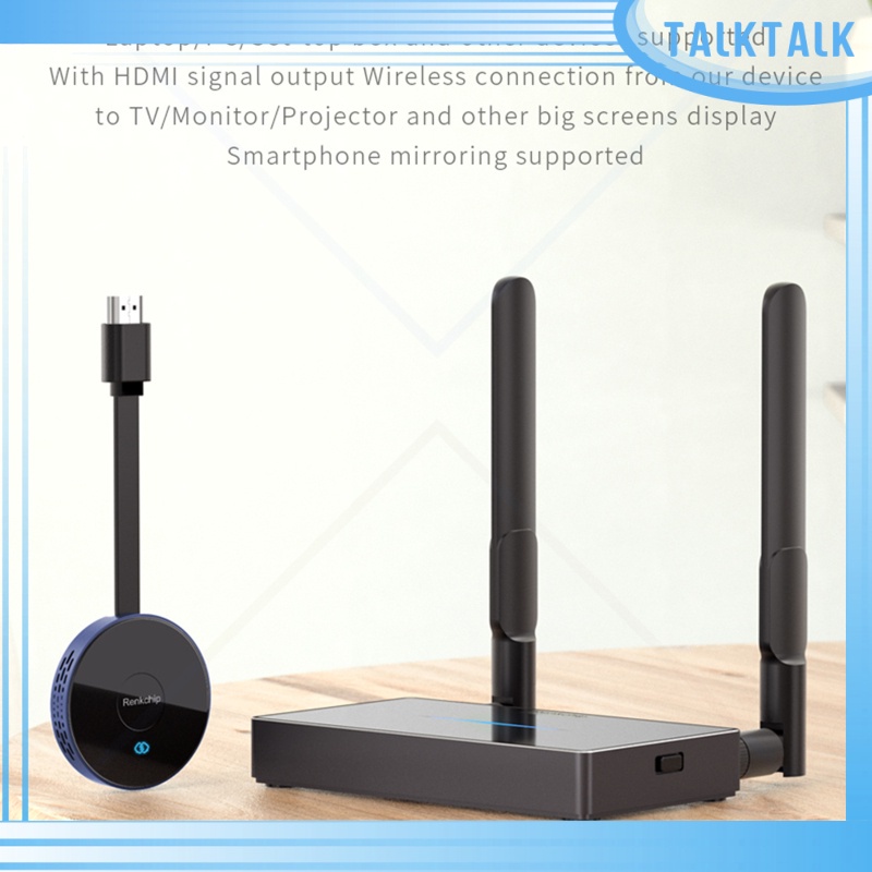 (Talktalk) Transmissor Hdmi Sem Fio C / Receptor Kits 4k Exibição ...