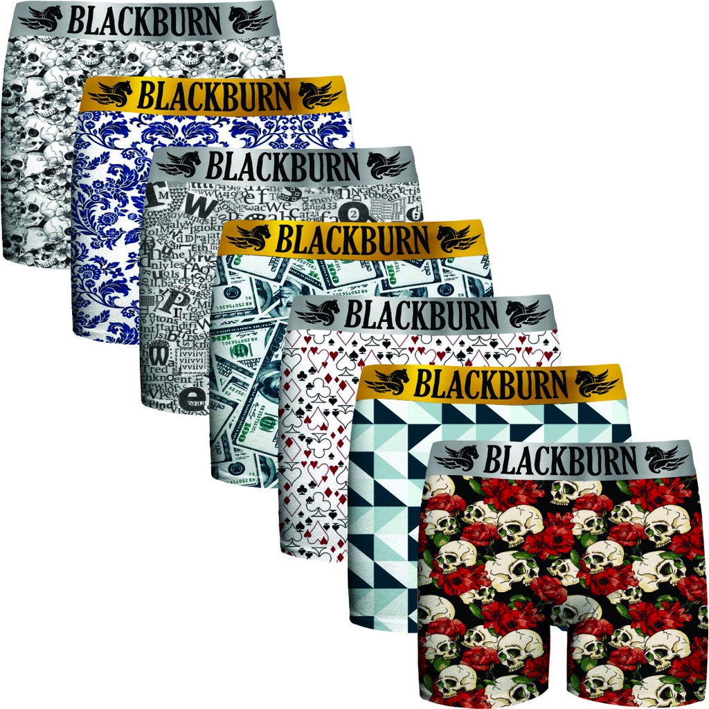 Kit 10 Cuecas Box Boxer Masculino Atacado Revenda Original Blackburn ...