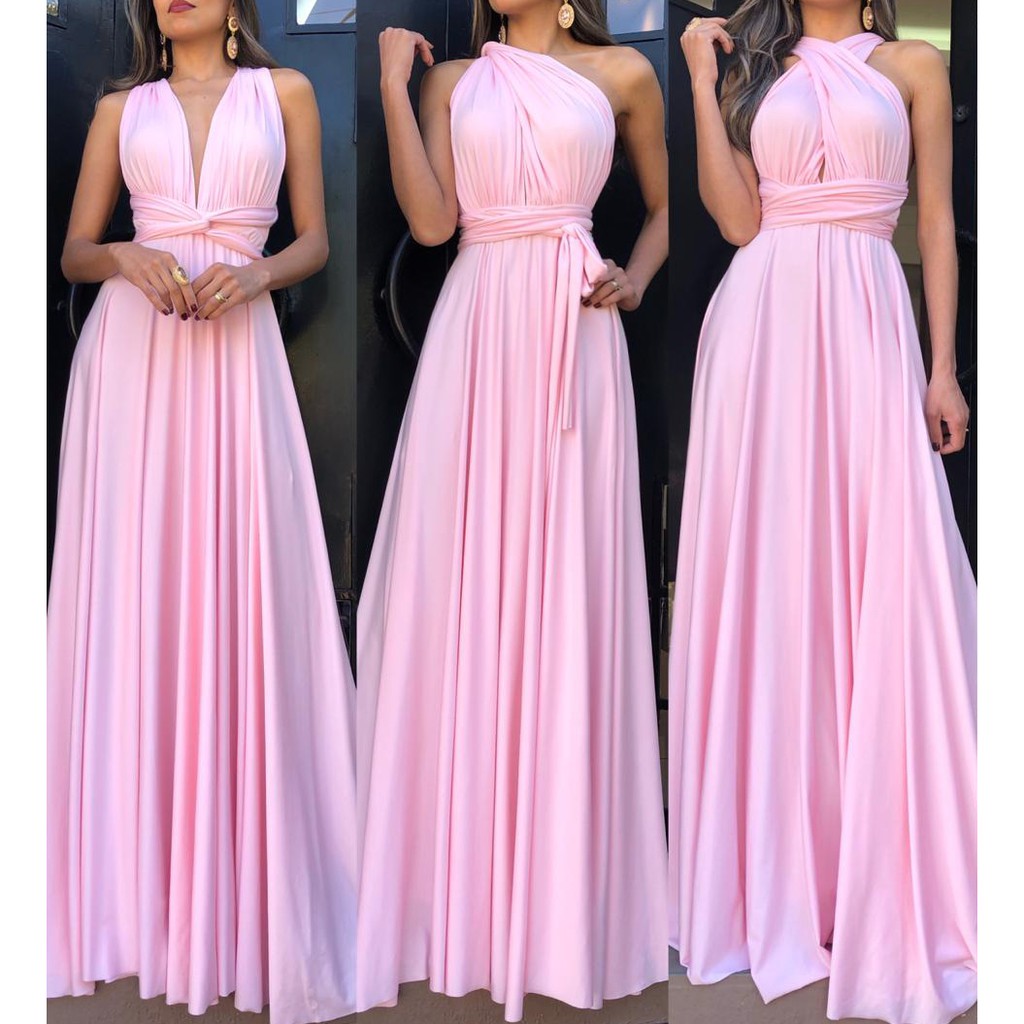 Vestido Longo De Festa, Mil Formas De Usar, Multiformas 238 ...
