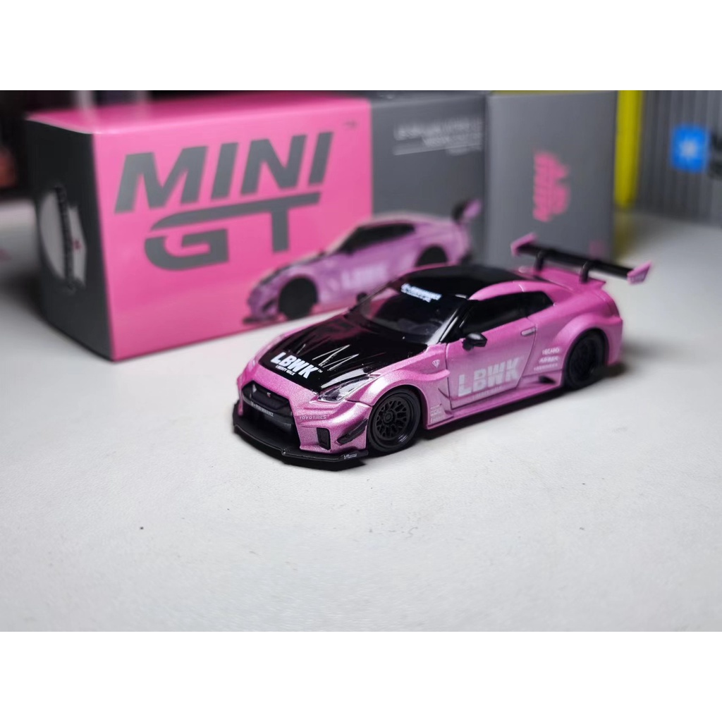 MINI GT 1 : 64 Modelo De Carro 35GT-RR Ver . 2 LB-Silhouette WORKS Liga De Die-Cast Veículo LHD ...