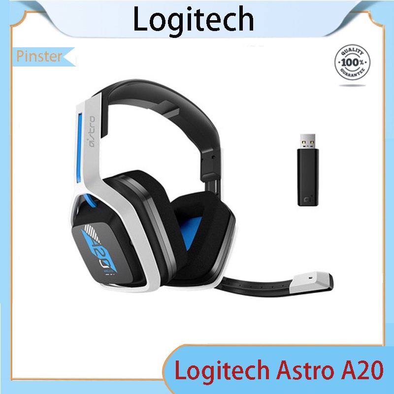 headset Sem Fio gaming Logitech Astro A20/Gamer/PC/PS5 Dobrável ...