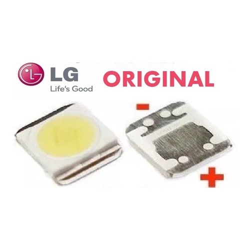 KIT DE 5 LEDS SMD BRANCO FRIO INNOTEK 2835 3V 1W TV LG 42LN5400 ...