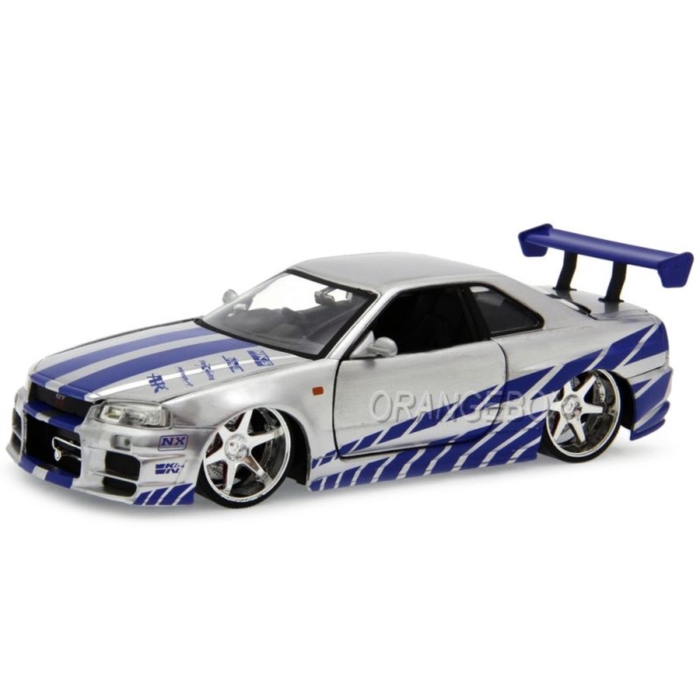 Brian s Nissan GTR Skyline R34 Velozes e Furiosos Jada Toys 1:24 ...