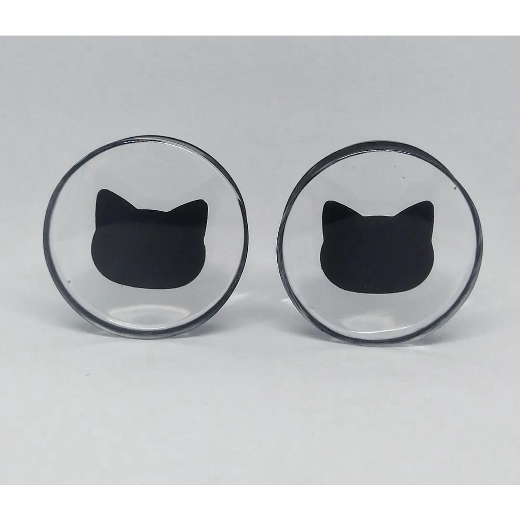 Alargador Plug Gato Preto | Shopee Brasil