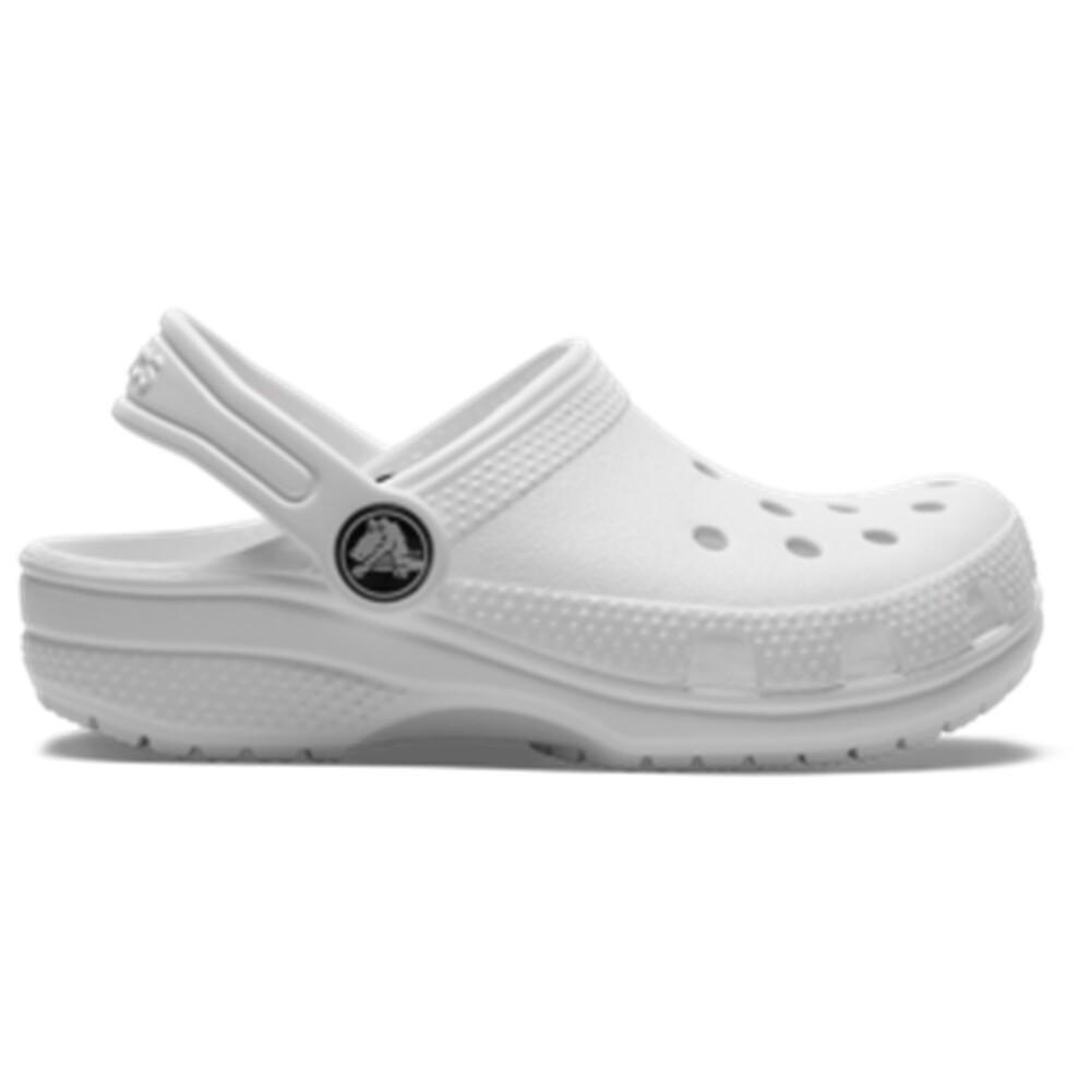 Sandália crocs classic clog kids white - Escorrega o Preço