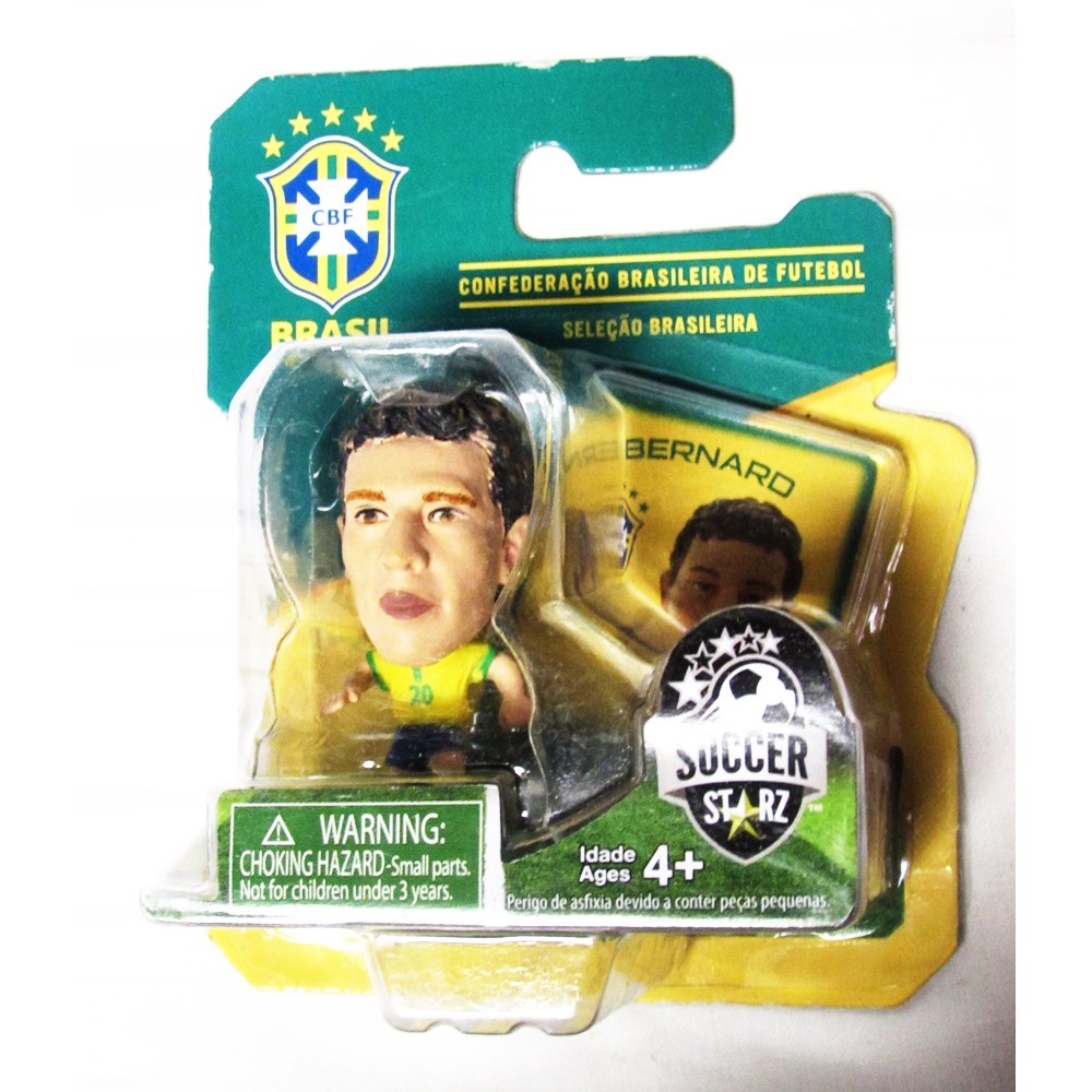 Mini craque, Marca Soccer Starz, Bernard, 5 cm | Shopee Brasil