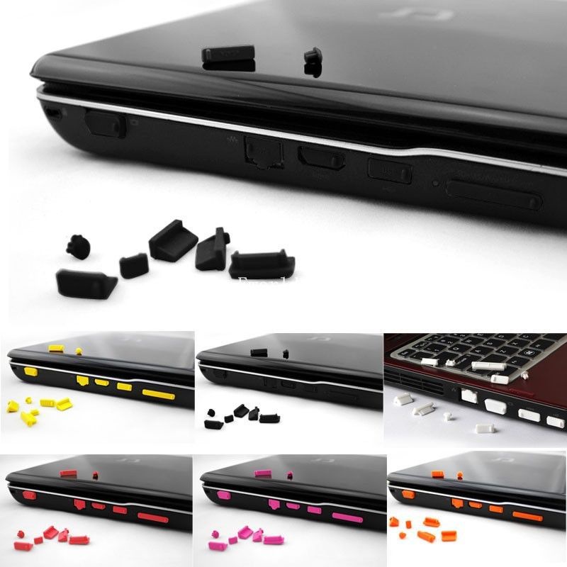 Kit com 13 Tampas Anti Poeira para Notebook, Laptop e Netbooks | Shopee ...