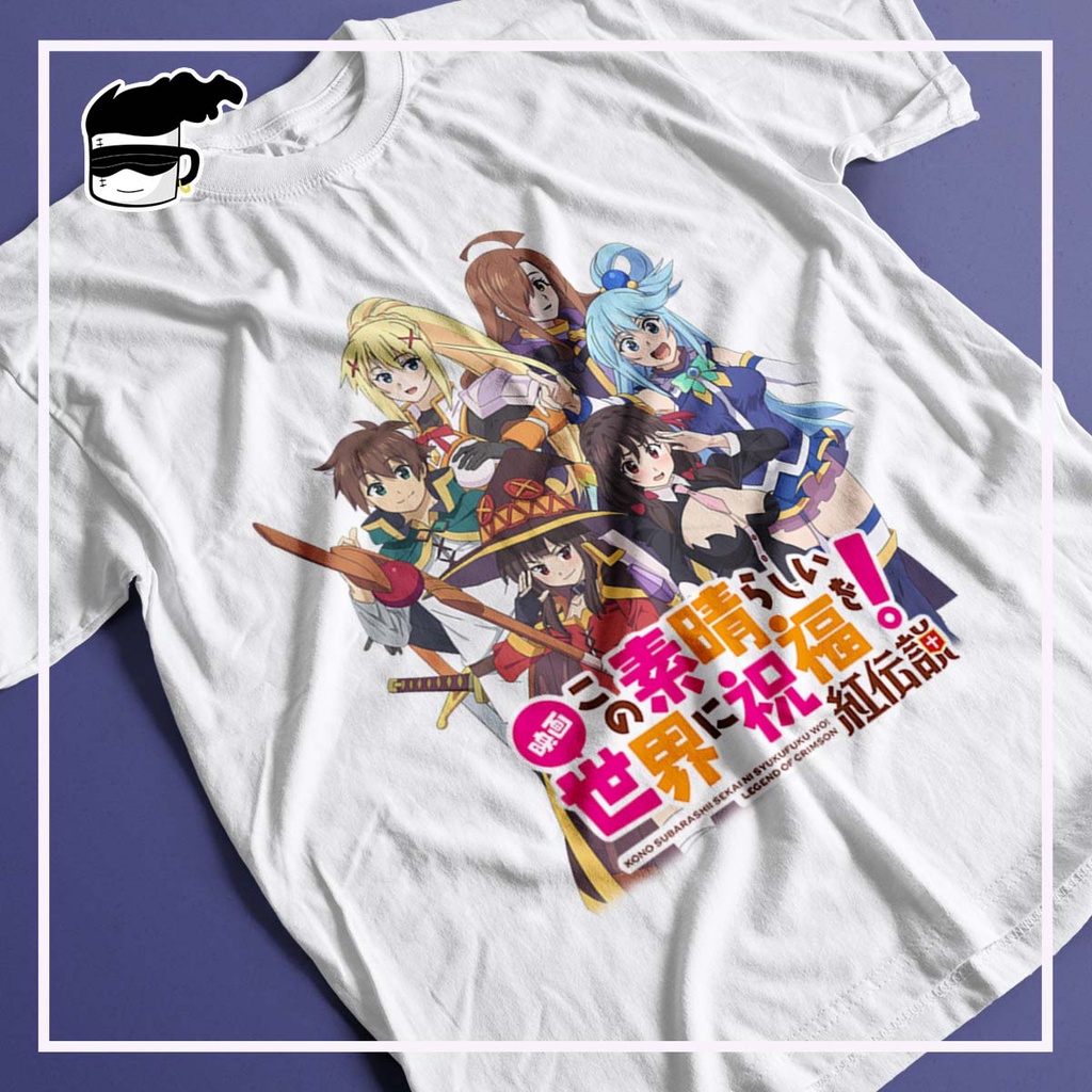 Camiseta Konosuba Unissex Anime Kono Subarashii Sekai ni Shukufuku o ... Camiseta Konosuba Unissex Anime Kono Subarashii Sekai ni Shukufuku o ...