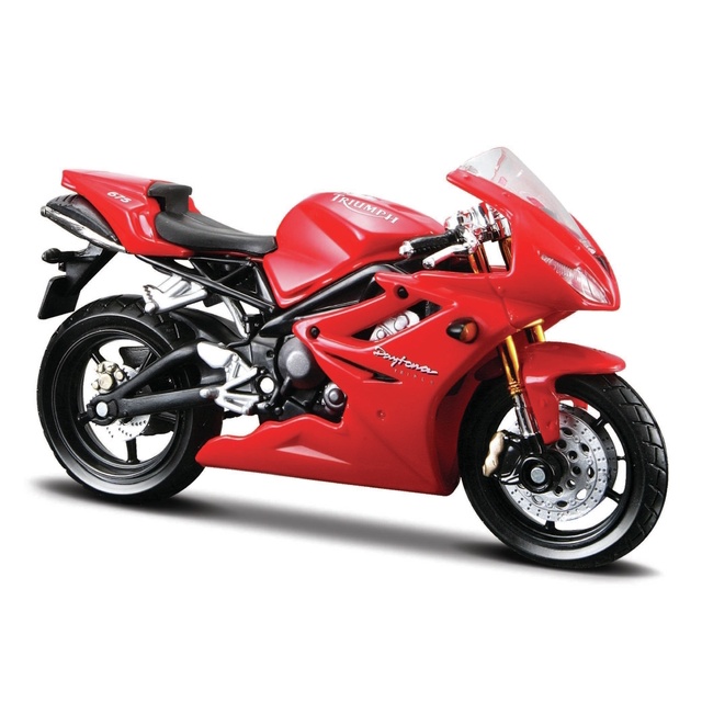 MINIATURA MOTO TRIUMPH DAYTONA 675 VERMELHO - 1:18 - MAISTO FRESH METAL ...