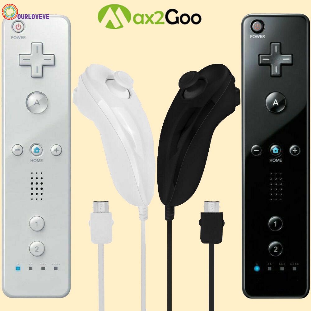 Controle remoto sem fio Nunchuck para Nintendo Wii Video / Wii U ou ...