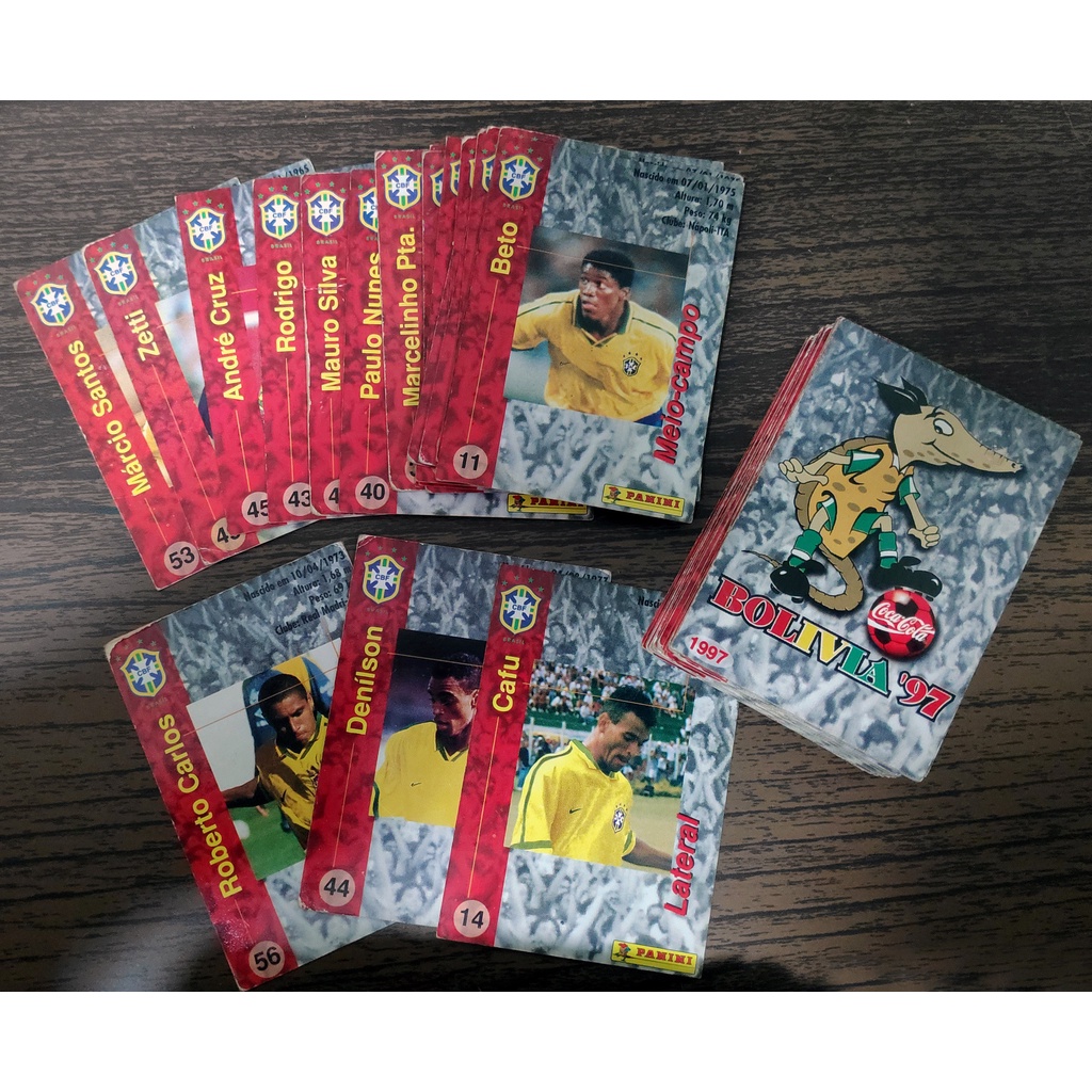Futcards Coca-Cola Panini Copa do Mundo 1998 (Leia) | Shopee Brasil