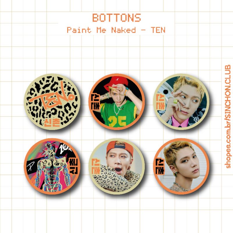 Kit PAINT (Ten Chittaphon) [KPOP, K-POP, NCT, NCT U, WAYV, SUPERM, SM ...