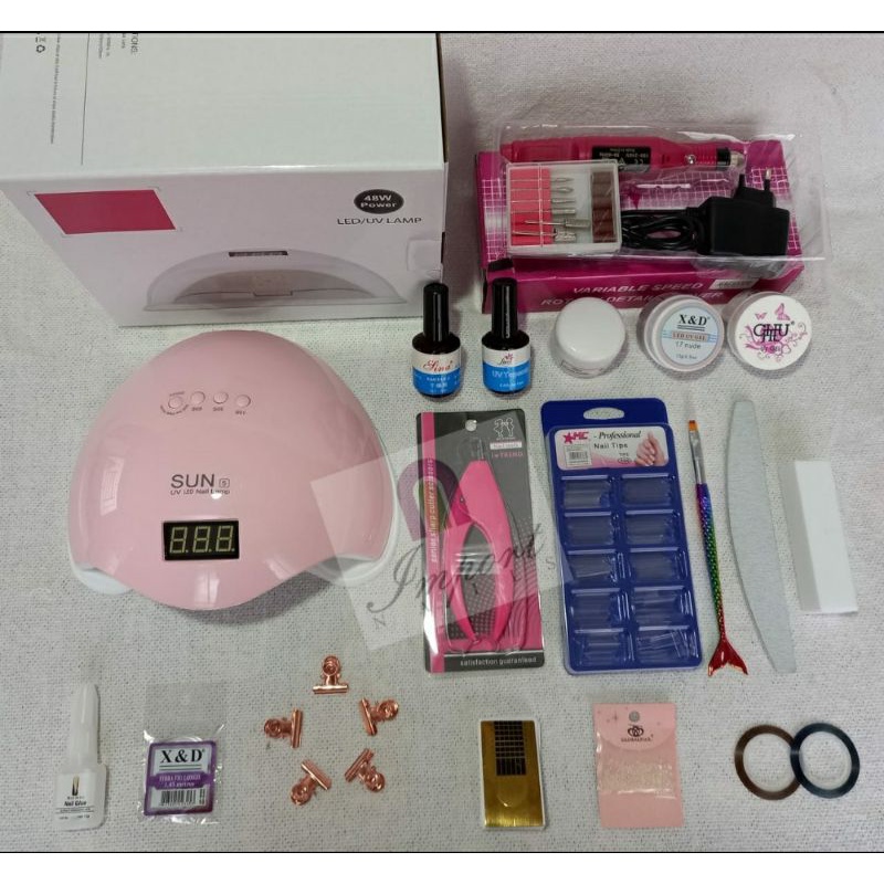 kit de gel para unhas kit para iniciante kit para acrigel completo kit ...