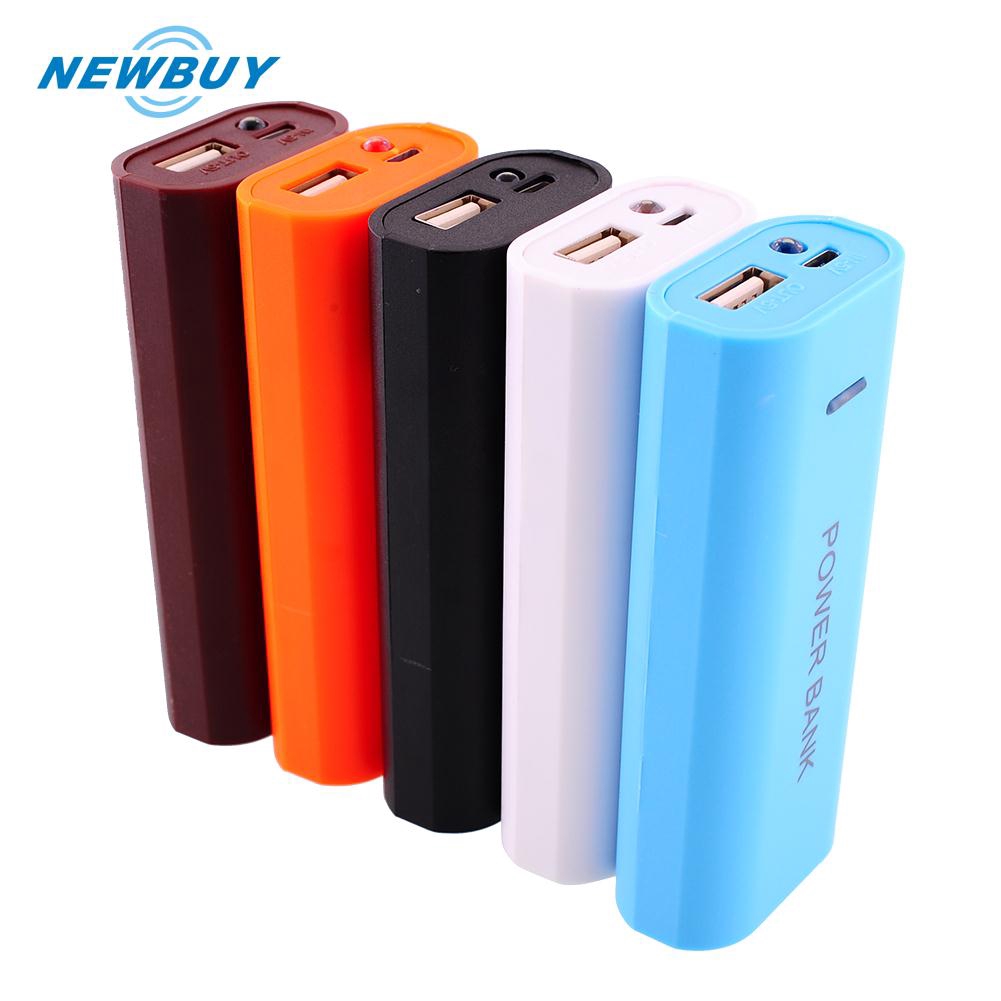 nb * NOVO Preto 5V USB Power Bank Pack 2pcs 18650 Suporte de caixa de ...