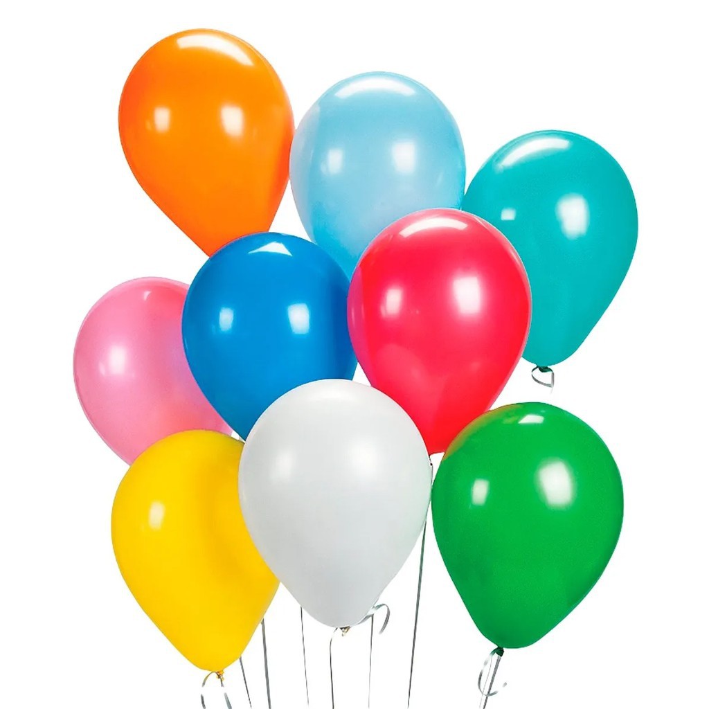 Balão Bexiga Para Festa Pacote Com 10 Unidades Tamanho Numero 6.5 ...