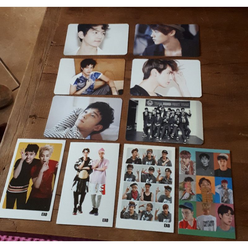 Kit EXO - 10 Photocards | Shopee Brasil