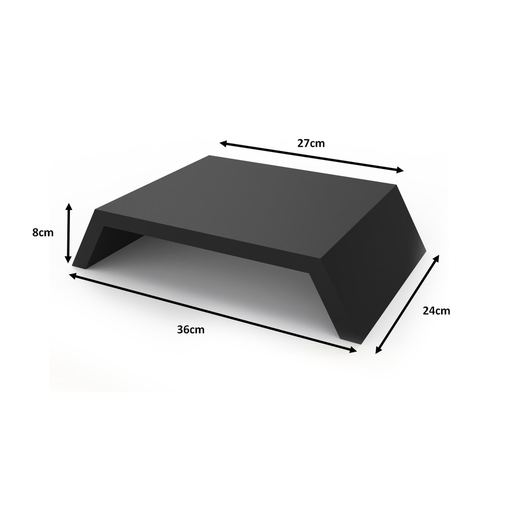 Base para Monitor PC de Mesa (Suporte em MDF COR PRETO) | Shopee Brasil