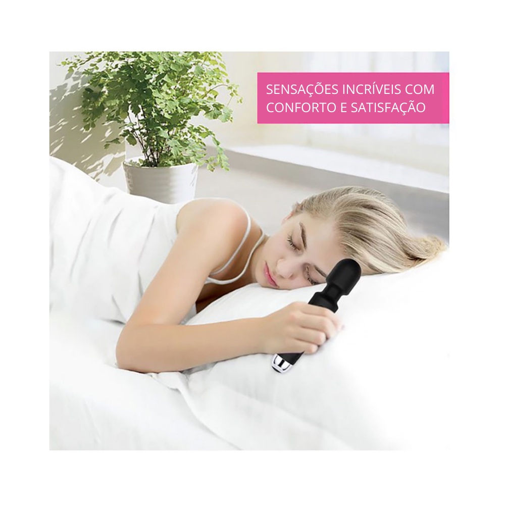 Varinha Vibrador Tantric Vibe Massageadora Squirt 20 Modos Orgasmo ...