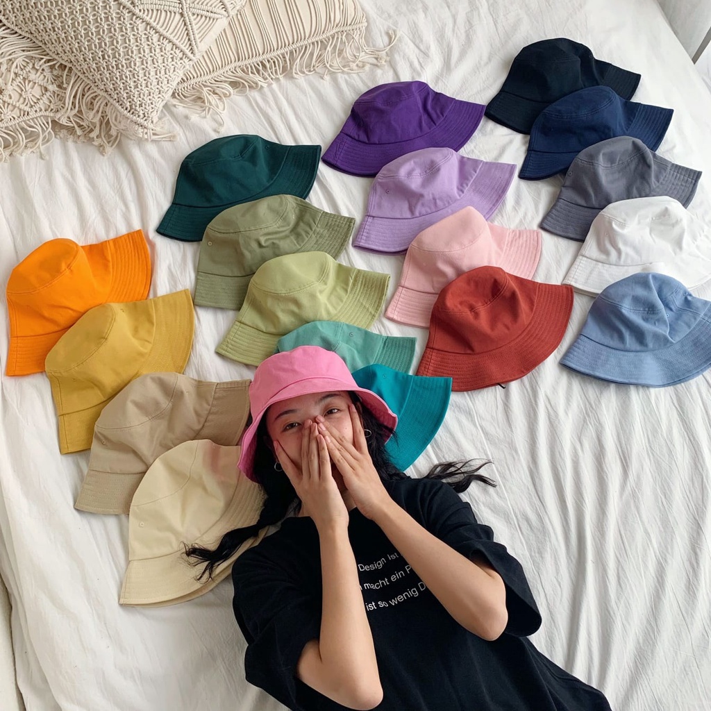 Chapeu Bucket Hat Unissex Voce Escolhe a Cor | Shopee Brasil
