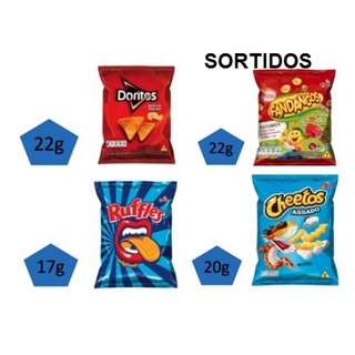 KIT 10 UNIDADES - Mini Salgadinhos Elma Chips SORTIDOS | Shopee Brasil
