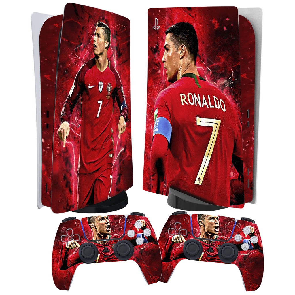 043 - Skin PS5 Digital Console - Cristiano Ronaldo Portugal | Shopee Brasil