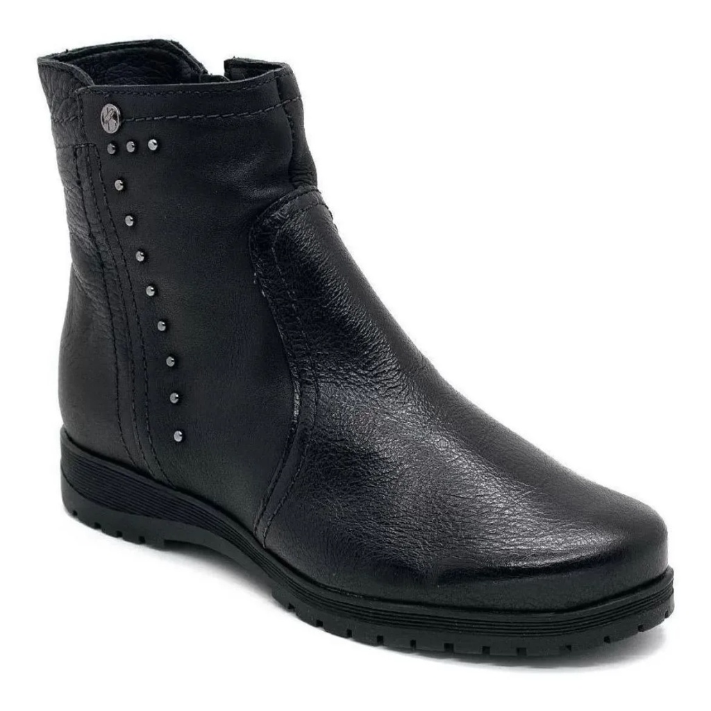 Bota Feminina Bottero Cano Curto Couro Legitimo 337703 | Shopee Brasil
