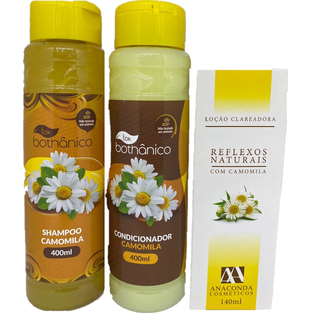 Kit Biondina Spray Clareador de Cabelos, Shampoo e Condicionador tok ...