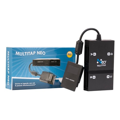 Multi Tap Neo Playstation 2 Até 4 Jogadores Simultâneo - Escorrega o Preço