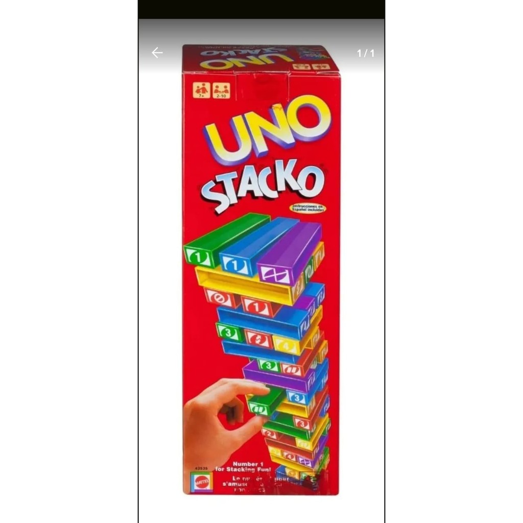 Jogo Uno Stacko | Shopee Brasil
