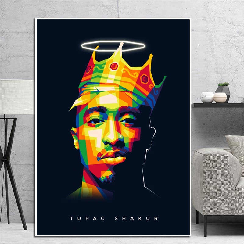Quadro/Placa Decorativa - 2Pac/Tupac | Shopee Brasil